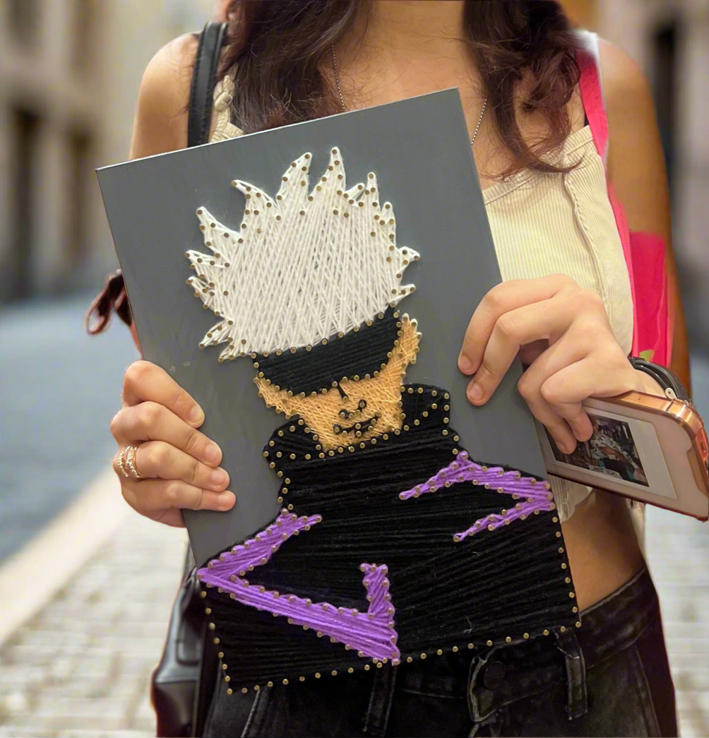 Satoru Gojo Jujutsu Kaisen String Art – Twiny Tales